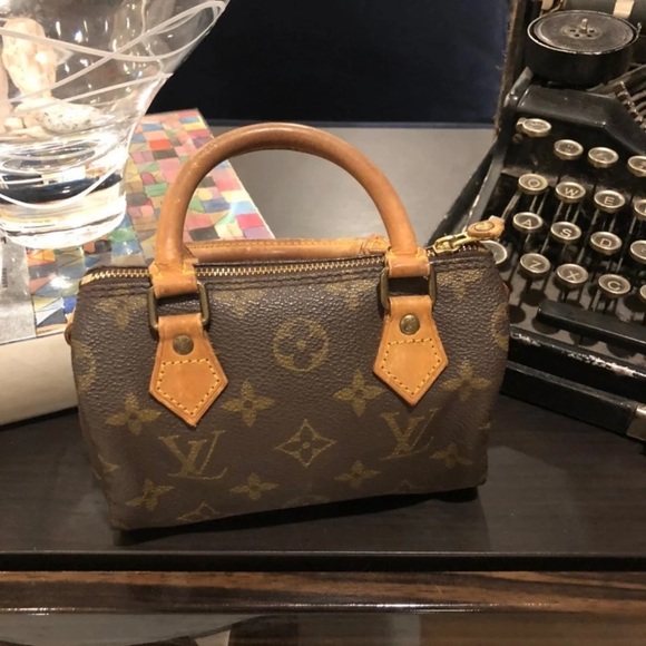 Vintage Louis Vuitton Monogram Mini Loop Shoulder Bag Leather ...